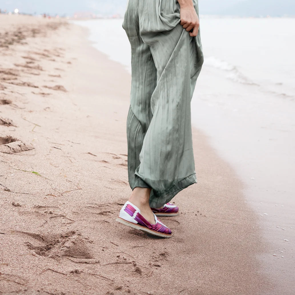 Sandales roses – Huarache Ibarra Multi Rose | Mapache